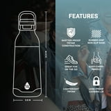 TAL Lightweight-Tritan Jolt Water Bottle 50 fl oz, Black - Walmart.com