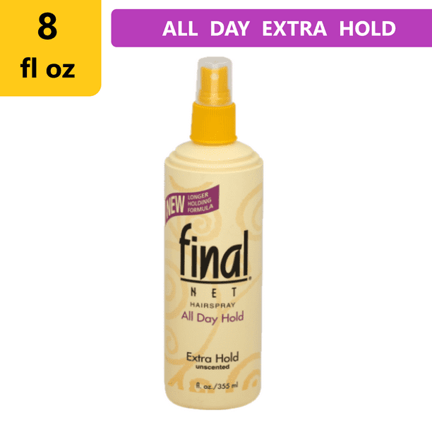 Final Net All Day Hold Extreme Hold Hair Spray 8 fl oz *EN - Walmart.com