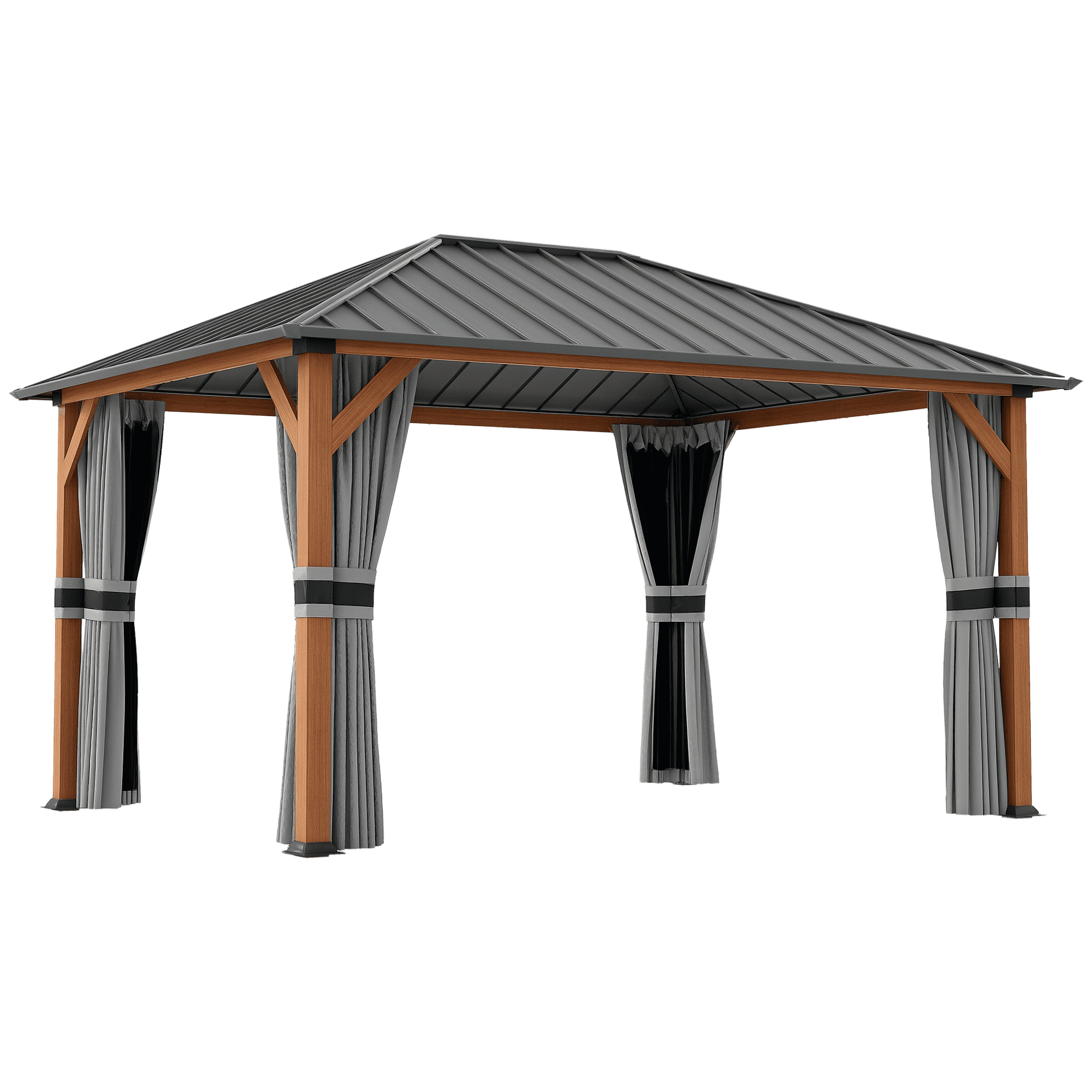 Click here for Outsunny 13 X 10 Hardtop Gazebo Outdoor Gazebo Can... prices
