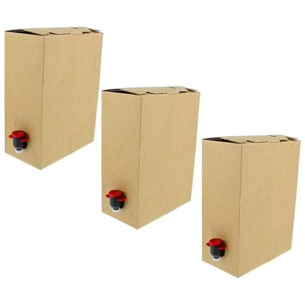G Francis 3L Wine Bag and Box Set 3 Portable Wine Pouches and 3 ...
