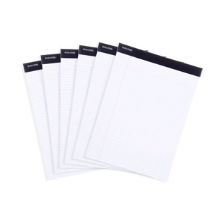MyOfficeInnovations Notepads 4" x 6" Unruled White 100 Sh./Pad 12 Pads ...