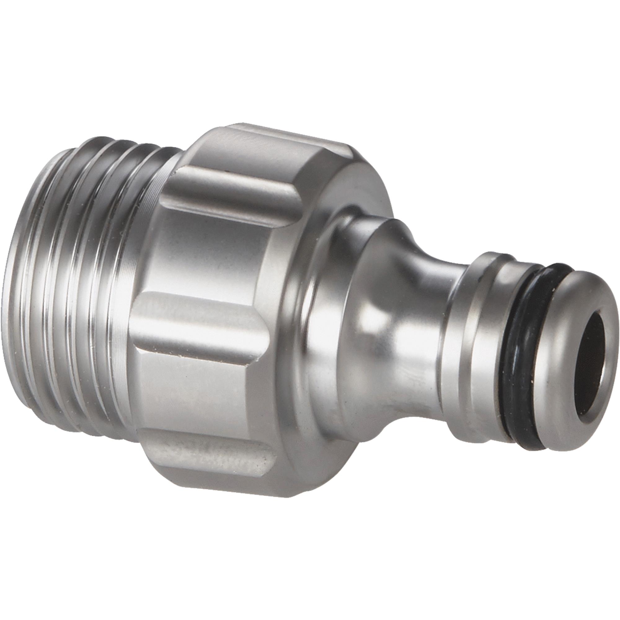 GARDENA 9022-G Hose Adapter, 5/8 x 1/2 in, Male Threaded, Metal ...