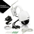 PYLE PIPCAMHD47 - Weatherproof HD Hi-Res IP Camera - 4x Optical Zoom ...