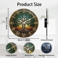 1pc MDF Printed Wall Clock for Home Living Room Bedroom Decoration Flat ...