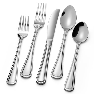 International Silver Kensington 20-piece Stainless Steel Flatware Set ...