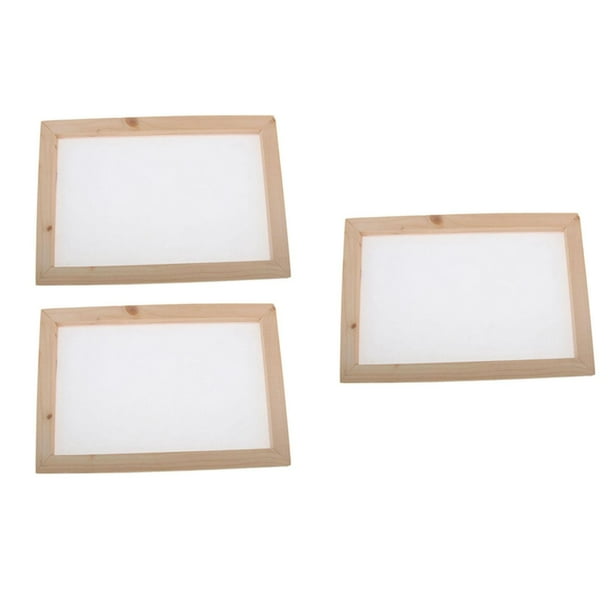 3 Pieces Paper Making Screen, Traditional Tool, Fun for DIY Paper ...