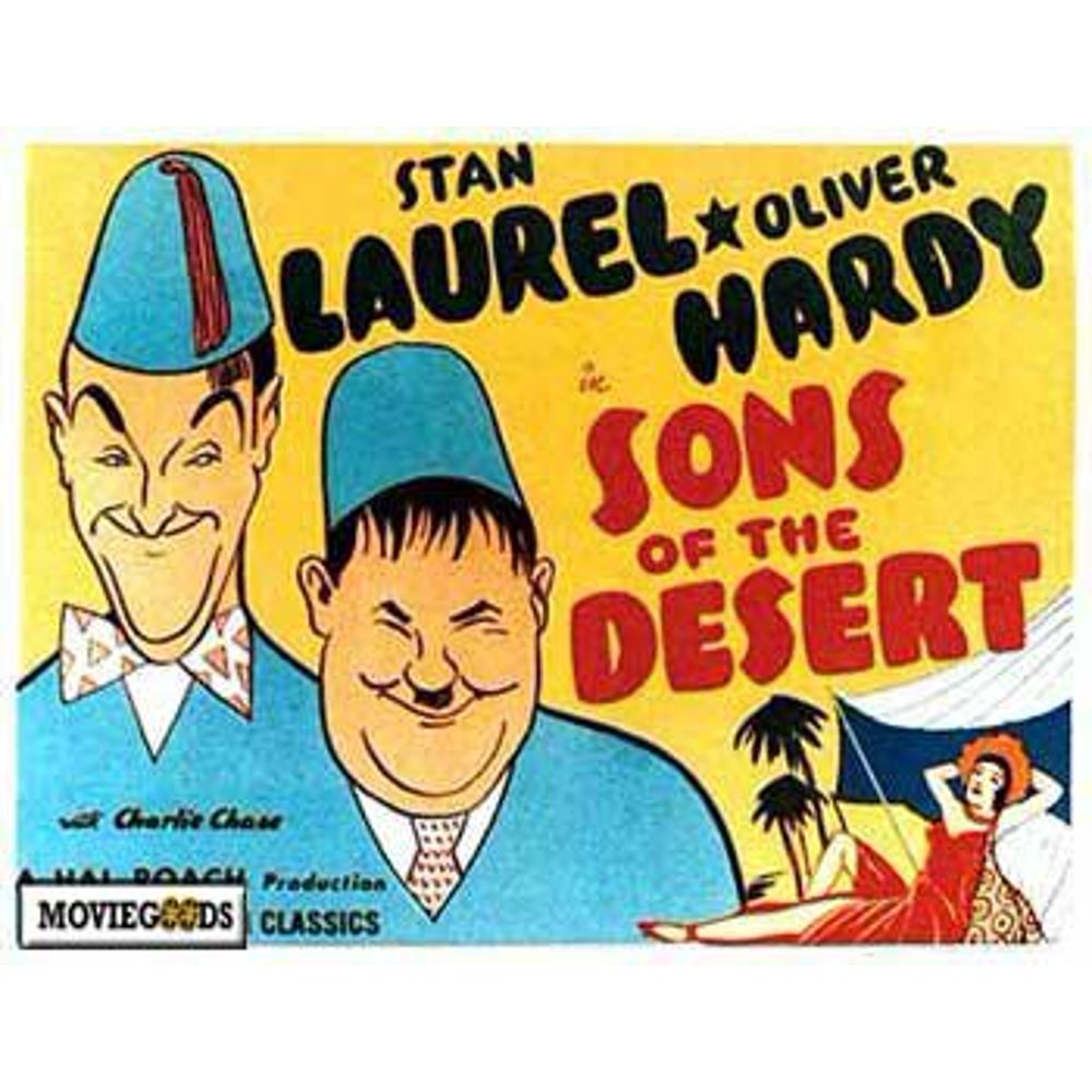 Sons of the Desert (1933) 11x14 Movie Poster - Walmart.com - Walmart.com