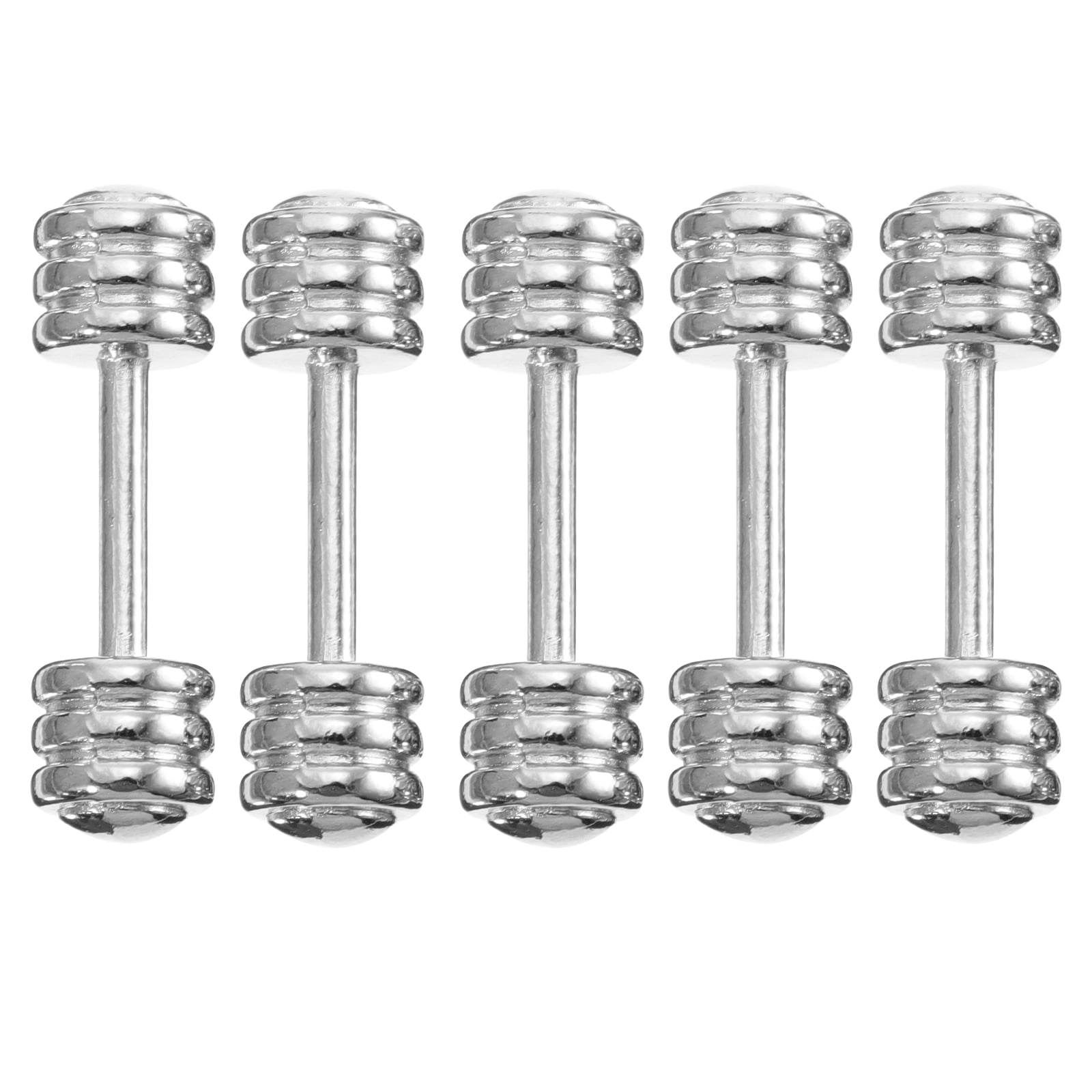 Miniature Dumbbells Barbell 12 Mini Supplies Accessories Model Ornament ...