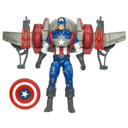 Capitán América de Marvel con planeador Jetpack Captain america 29551 ...