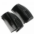 BPPEG 24 Pcs/1 Pack Plastic Side Hair Comb 27 Teeth for Women Black ...