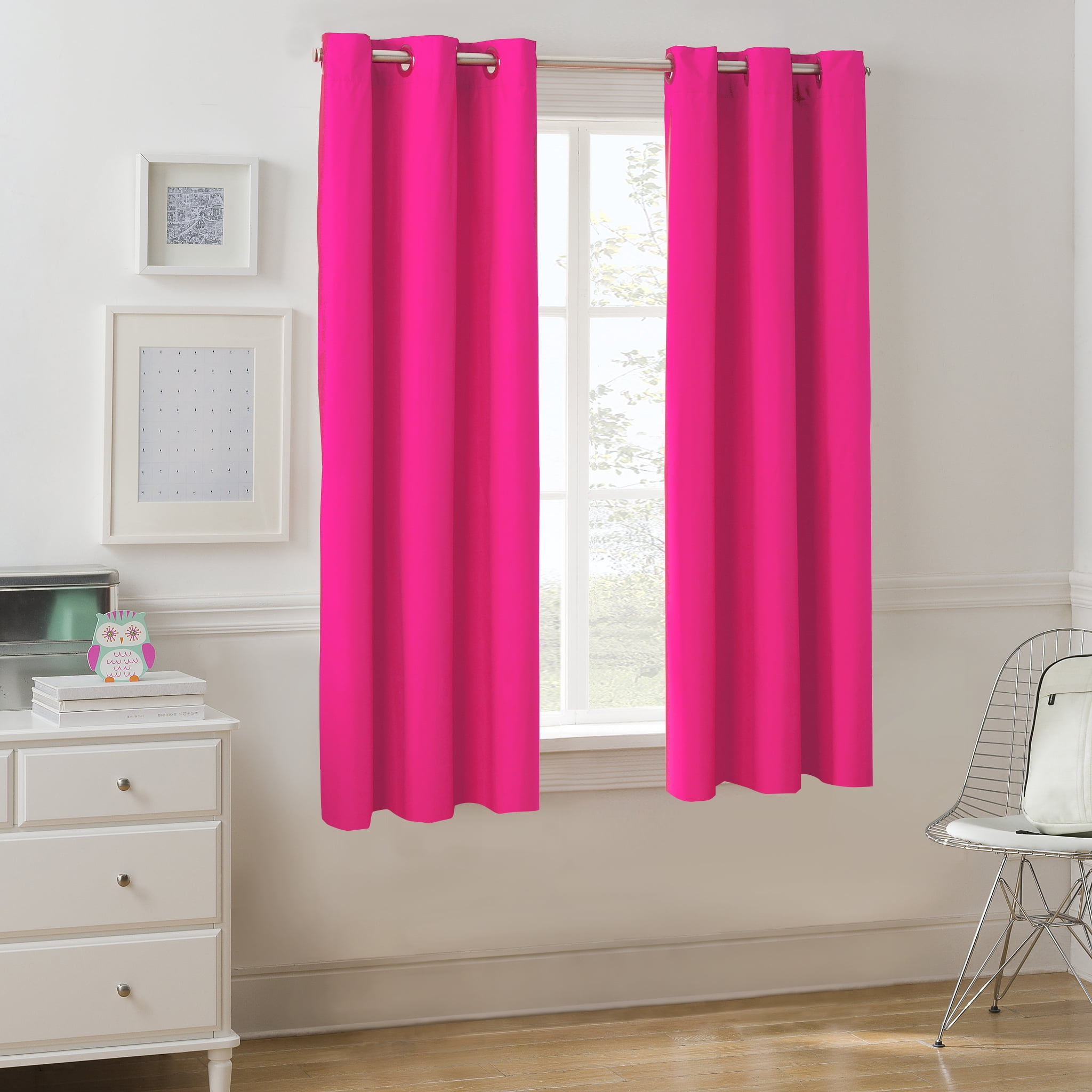 Mainstays Room Darkening Single Window Curtain Panel - Walmart.com
