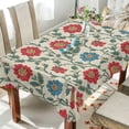 54x54in Square Printed Tablecloth Easy-Care Decorative Table Cloth for ...