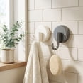 2 Pack Suction Cup Wreath Hanger for Front Door & Glass Window, Heavy ...