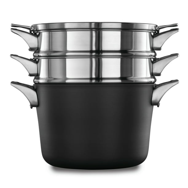 Calphalon Premier Space-Saving Hard-Anodized Nonstick Cookware, 8-Quart ...