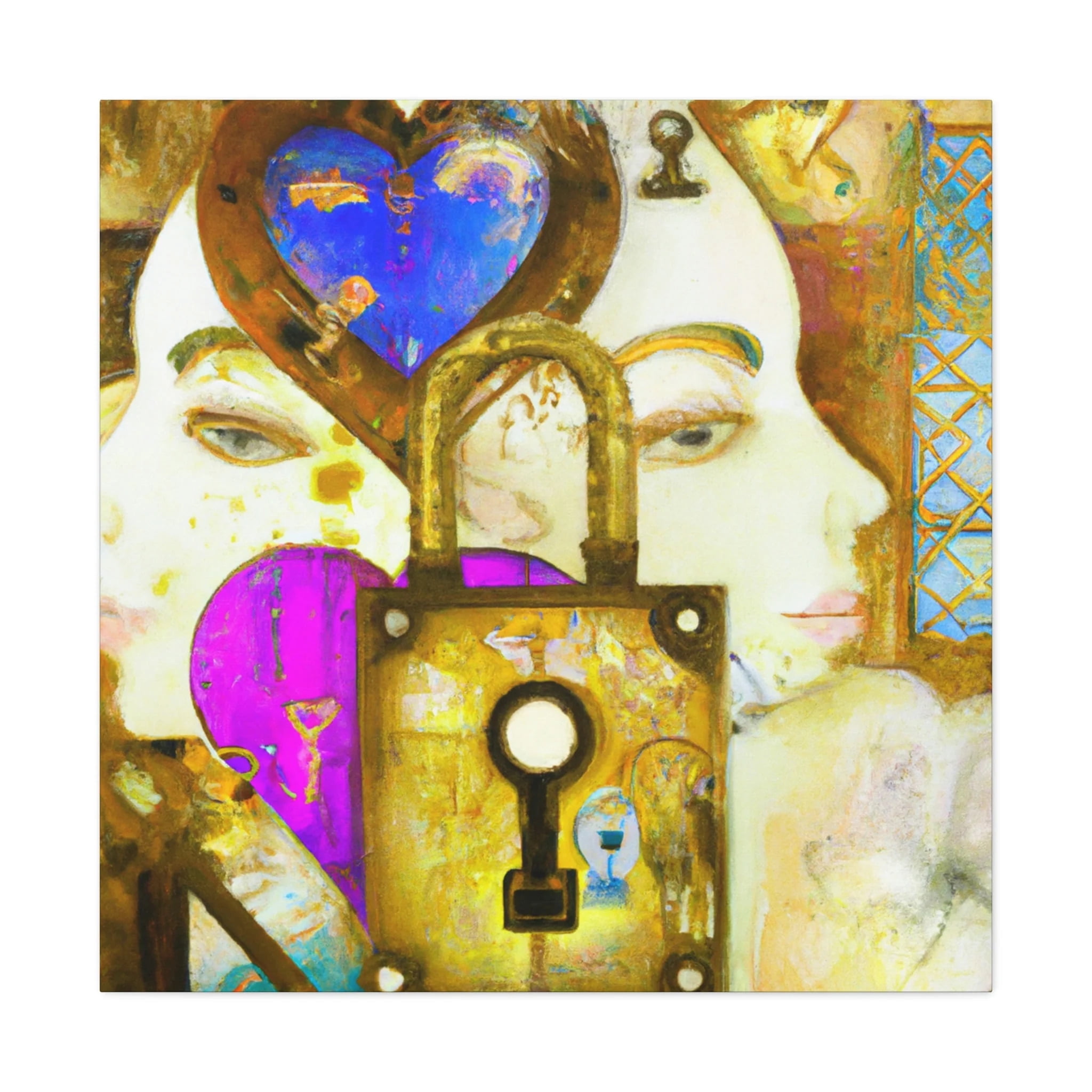 Love Locks Eternal - Canvas - Walmart.com