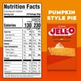 Jell-O No Bake Pumpkin Style Pie Dessert Kit with Filling Mix & Crust ...