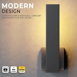 LEEKI Modern L-Shaped Outdoor Light Fixture - 14W 3000K - Anti Rust for ...