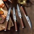 Hajimi Steak Knives Set of 6, Ultra Sharp 4.5 Inch Professional Non ...