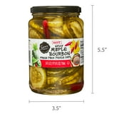 (3 pack) Sam's Choice Sliced Spicy Hot Maple Bourbon Pickle Slices ...
