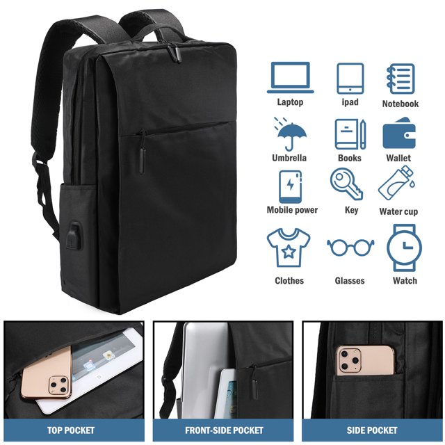 20-35L Backpack with 20.5in USB Charging Cable,Large Size Business ...