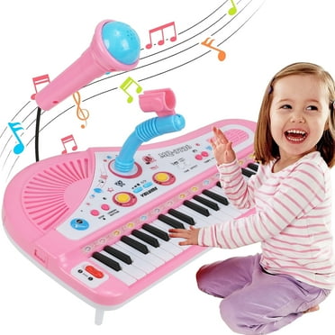 DMZing Love&Mini Piano, Kids Piano Keyboard, Baby Mini Piano Toy with ...