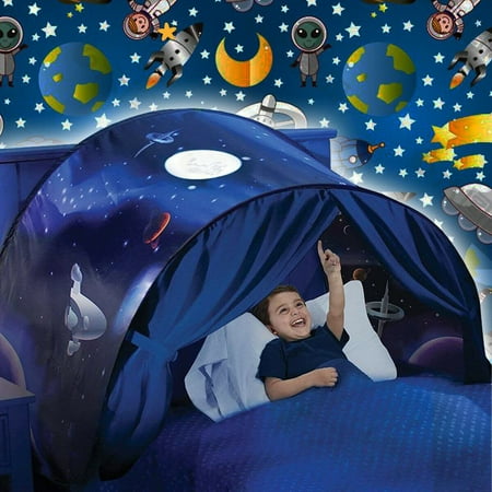 Kids Dream Bed Tent for Boys, Space Adventure Play Tent for Children ...