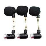 AOOOWER Mini Microphone Bendable Flexible 3.5mm Jack Aux Mono / Stereo ...