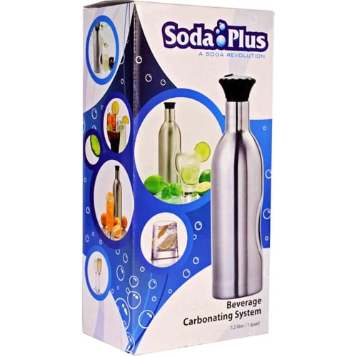Soda Plus Home Soda Carbonating System Kit - Walmart.com