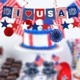 Blue Decorations for Party Red White Blue Tissue Paper 6 Pc Paper Fans ...