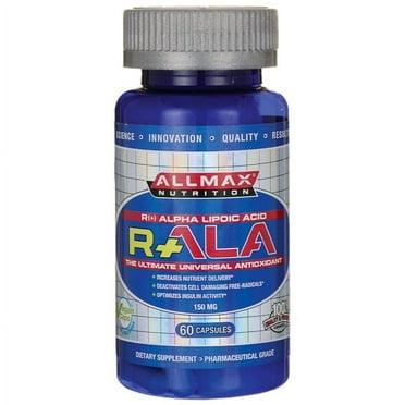 Jarrow Formulas R-Alpha Lipoic Acid, Supports Energy, Cardio Vascular ...