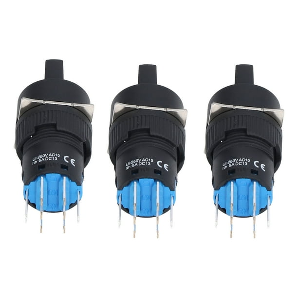 Interruptor selector de posiciones Jadeshay 25 piezas 3 botones ...