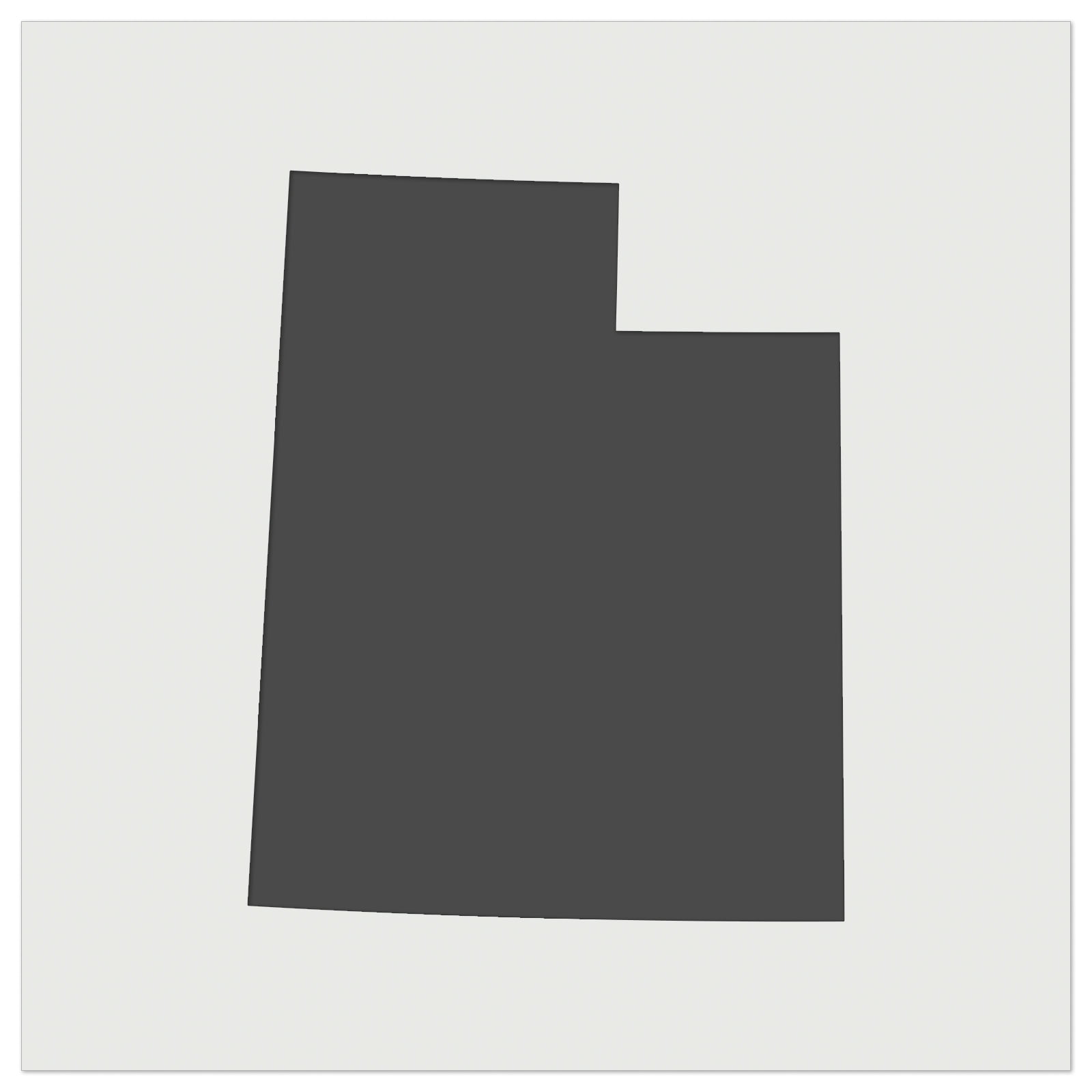 Utah State Silhouette DIY Cookie Wall Craft Stencil - 3.5 Inch ...