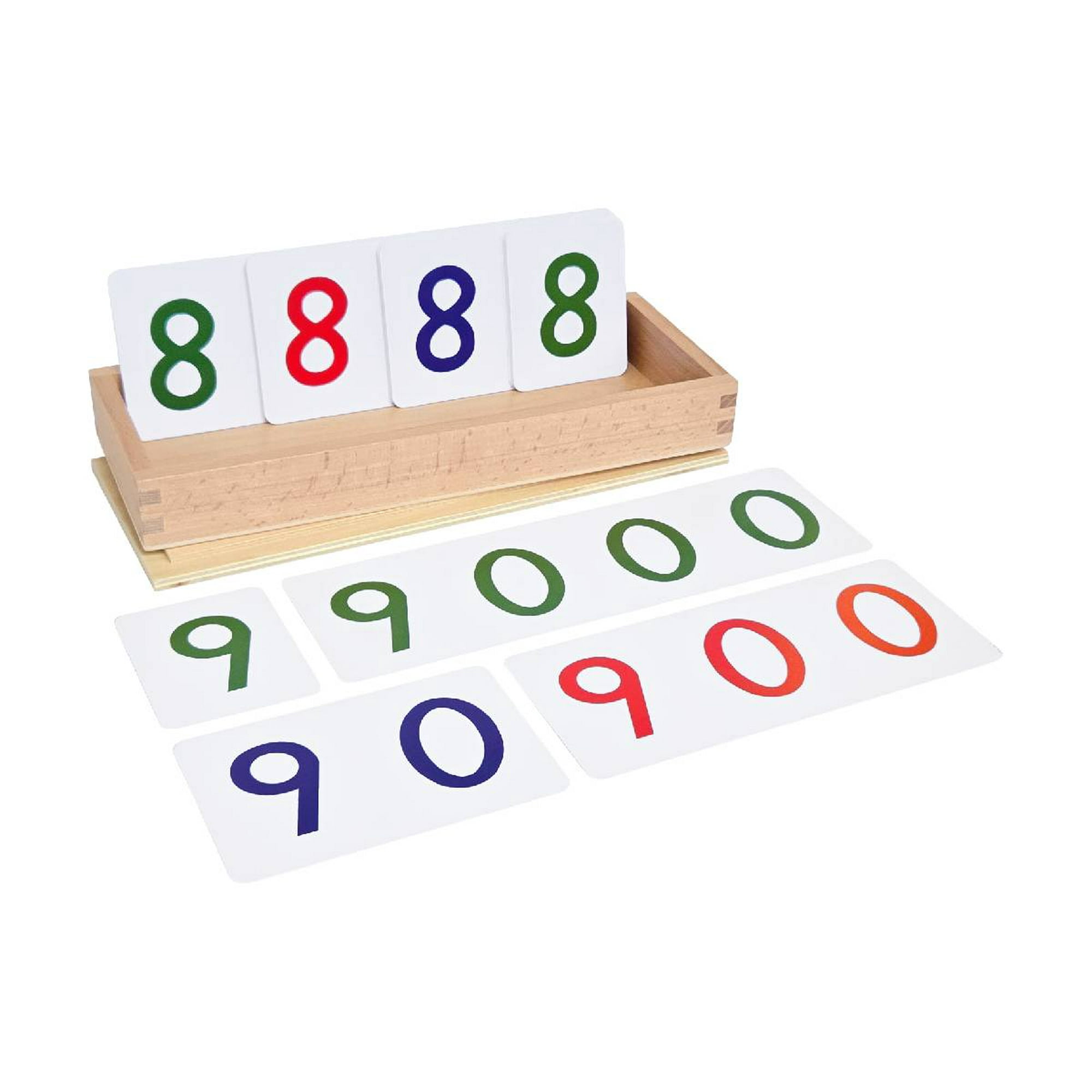 Click here for Ifit Montessori Large Number Cards 1-9000  Pvc  Mo... prices