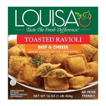 Louisa Original Beef Toasted Ravioli, 40 oz Family Size Bag – Frozen St ...
