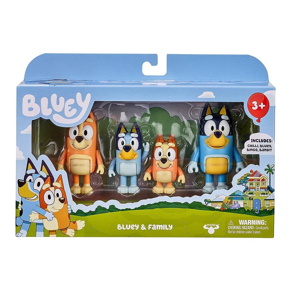 Figuras Bluey Bandai Bluey & Family 2.5 Pulgadas | Walmart en línea