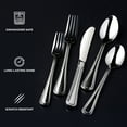 18/10 Stainless Steel 20-Piece Dining Flatware Set - Heavy Duty, Set ...