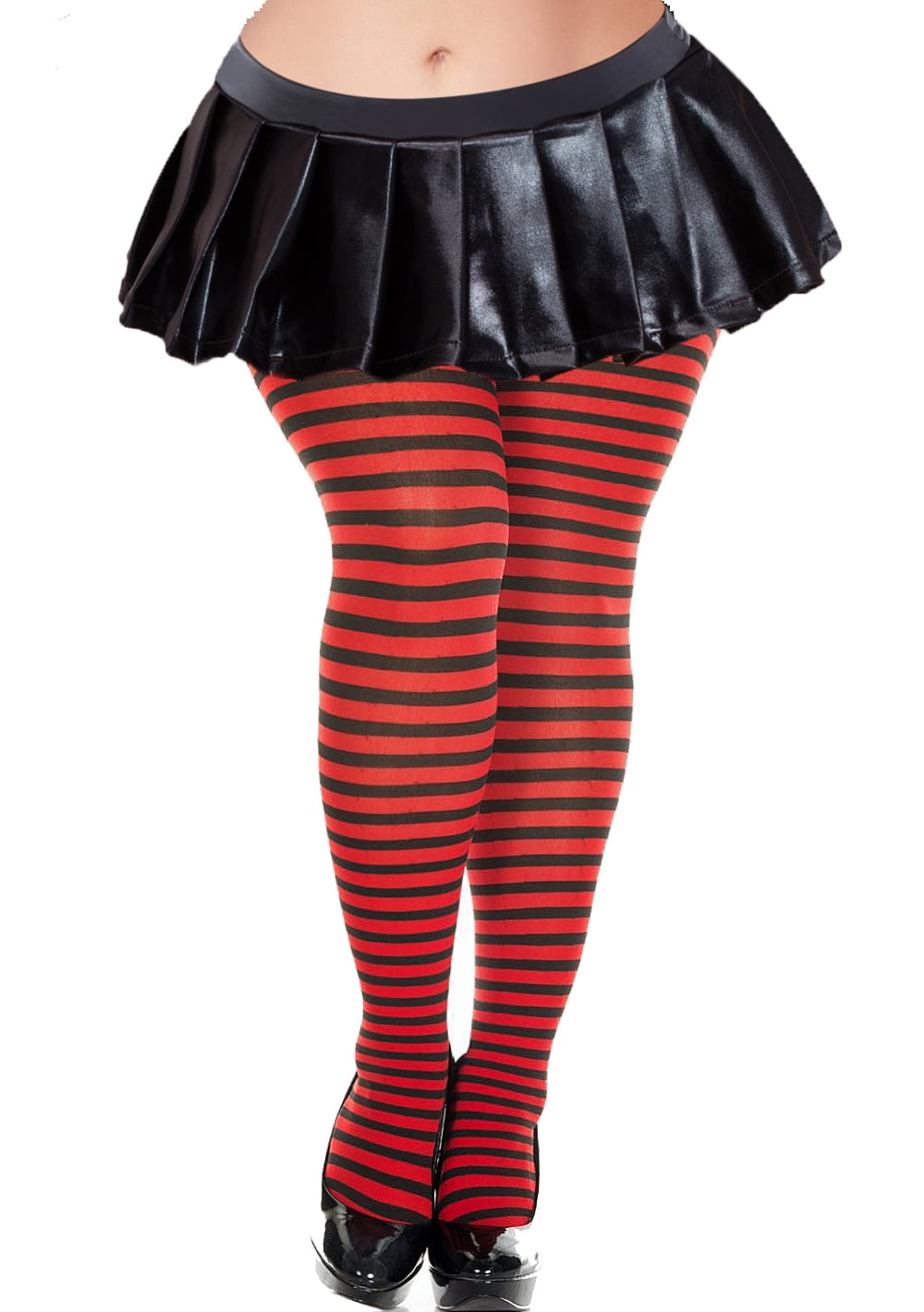 Lacy Line Plus Size Striped Tights - Walmart.com