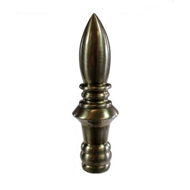 Silver Mouth Shell Finial 3"h - Walmart.com