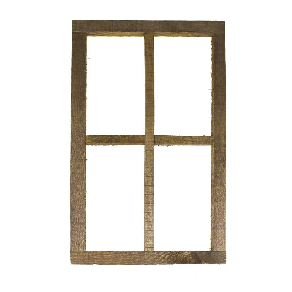 Miniature Wooden Four Panel Window Frame, 22-Inch - Walmart.com