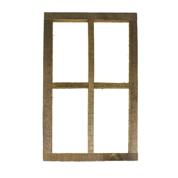 Miniature Wooden Four Panel Window Frame, 22-Inch - Walmart.com ...