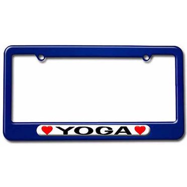 Namaste, Om Aum Yoga License Plate Tag Frame, Multiple Colors - Walmart.com