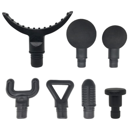 7pcs 19mm Caliber EVA Massage Head Set Replacement Parts Home Fascia ...