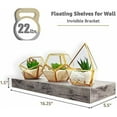 Floating Shelves for Wall, Bathroom Shelves Wall Mounted for Kitchen ...