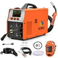 HITBOX 4 in 1 MIG Welder 110V 220V 200A Inverter DC Gasless Gas MIG TIG ...