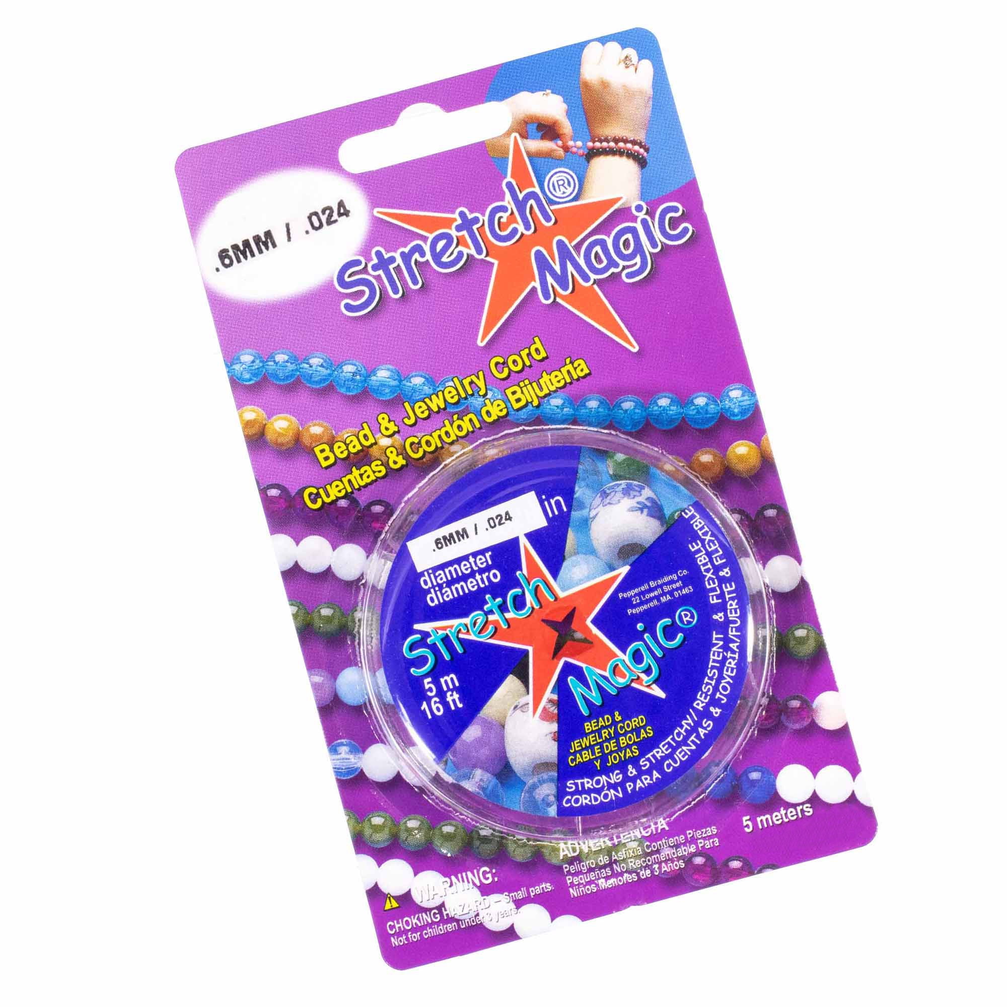 Craft County Stretch Magic Cord for DIY Bracelets, Necklaces, and More ...