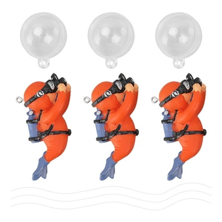 Little Diver Aquarium Decoration,Cute Little Diver Aquarium Floating ...