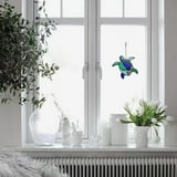 JARENGO Sea Turtle Stained Acrylic Window Hanging for Garden, Bathroom ...