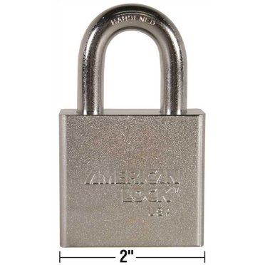 American Lock Solid Steel Keyed Padlock, Silver - Set of 10 - Walmart.com