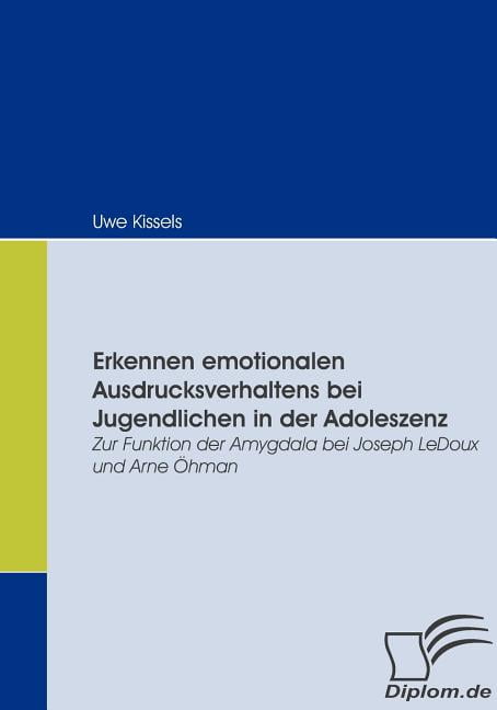 Erkennen emotionalen Ausdrucksverhaltens bei Jugendlichen in der ...