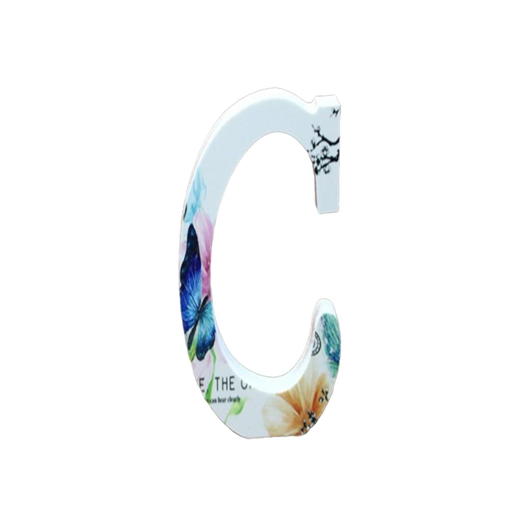 Adornos de Letras Del Alfabeto Baoblaze Letras DIY Decoración | Walmart ...